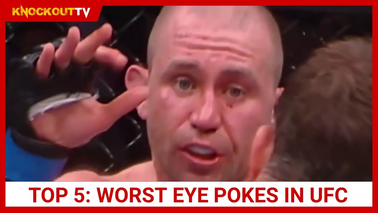 WORST EYE POKES IN UFC HISTORY | Top 5 - YouTube