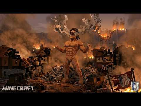 I ADDED THE ATTACK TITAN!? - AoT SMP Journey 2