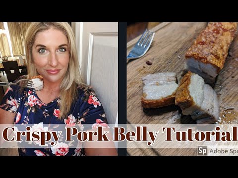 Crispy Pork Belly Tutorial (in your oven!) - YouTube