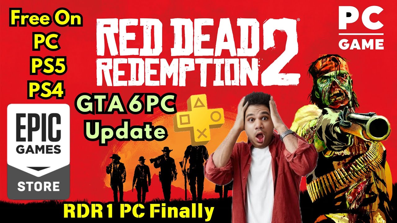 News🔥: Rdr2 Is Free | Epic Game Store and PS PLUS May 2024 | Red dead ...