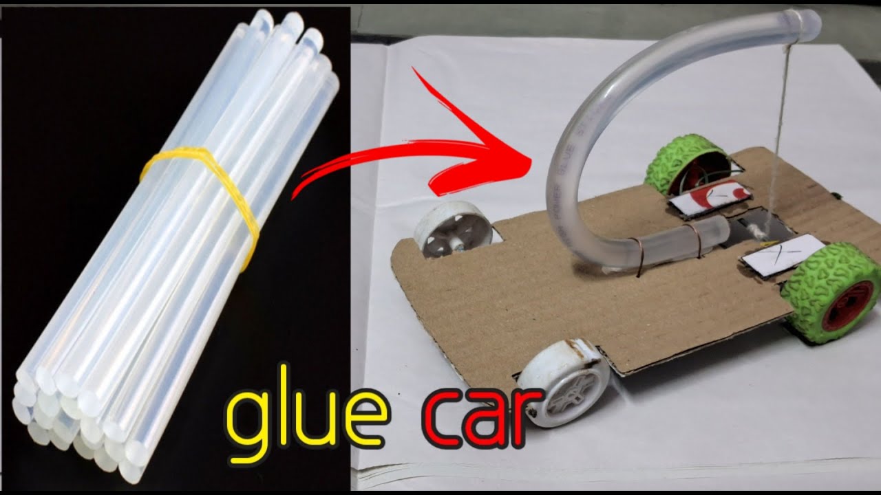 Homemade glue stick rc car ||MR.TECH INSIDER - YouTube