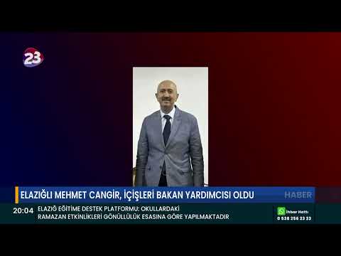 ELAZIĞLI MEHMET CANGİR, İÇİŞLERİ BAKAN YARDIMCISI OLDU
