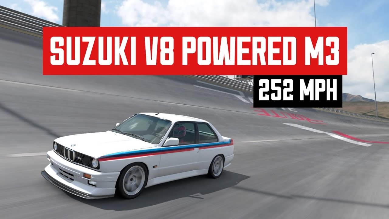 Suzuki V8 Engine Swap BMW M3 (E30) - Gran Turismo 7 - YouTube