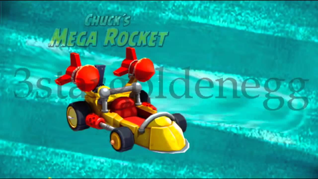 Angry Birds GO! Character Chuck´s Mega Rocket Animation - YouTube