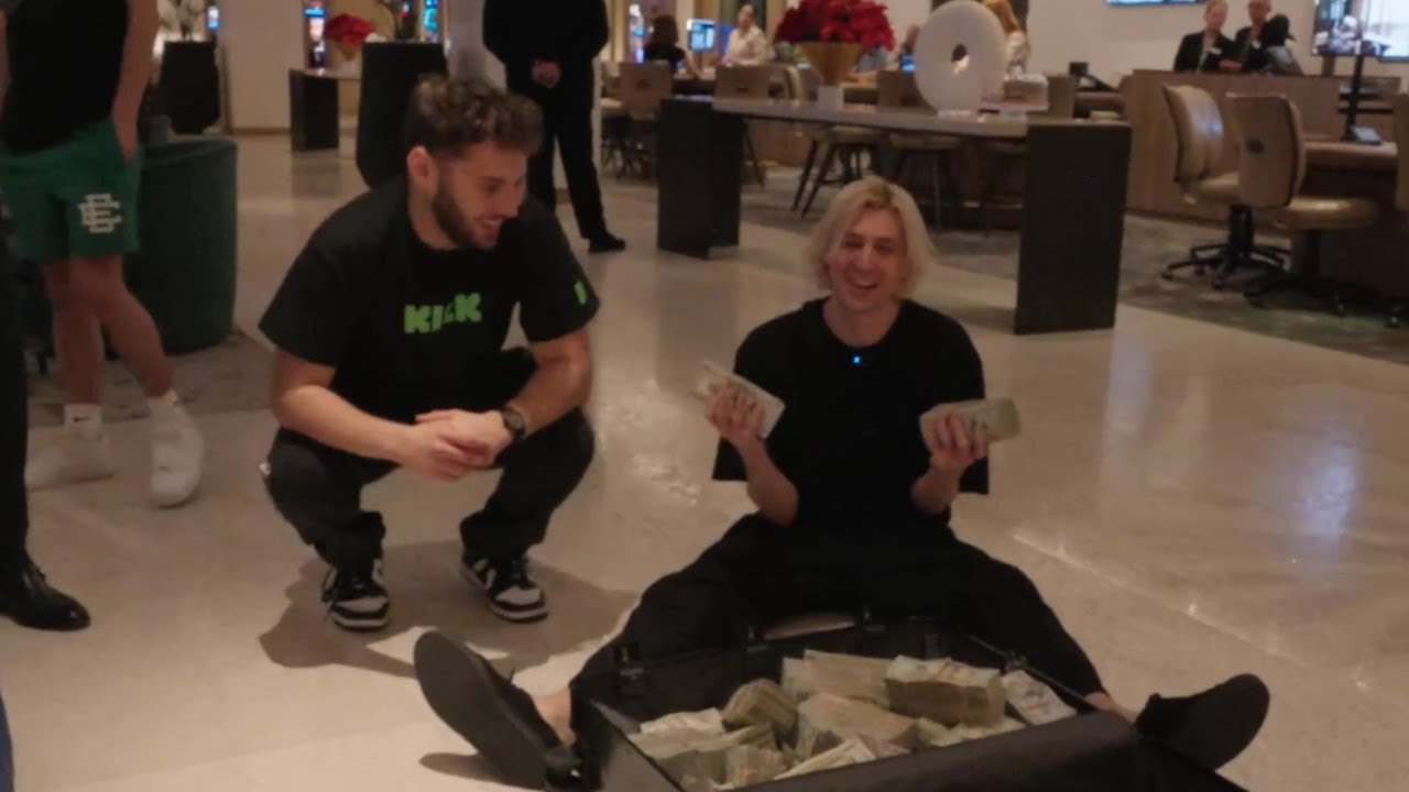 xQc is about to Gamble Millions in Vegas - YouTube