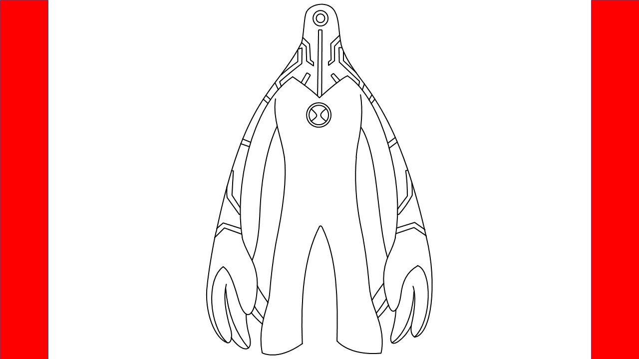 How To Draw Upgrade From Ben 10 - Step By Step Drawing - YouTube