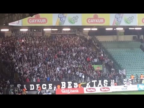 Çaykur Rizespor Beşiktaş maçı 1-2 Taraftardan Muhteşem Tezahürat  Süper Lig Maçı