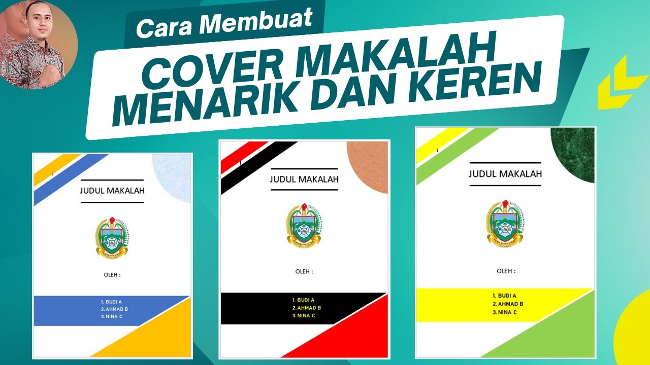 Membuat Cover Makalah Menarik di Microsoft Word - YouTube