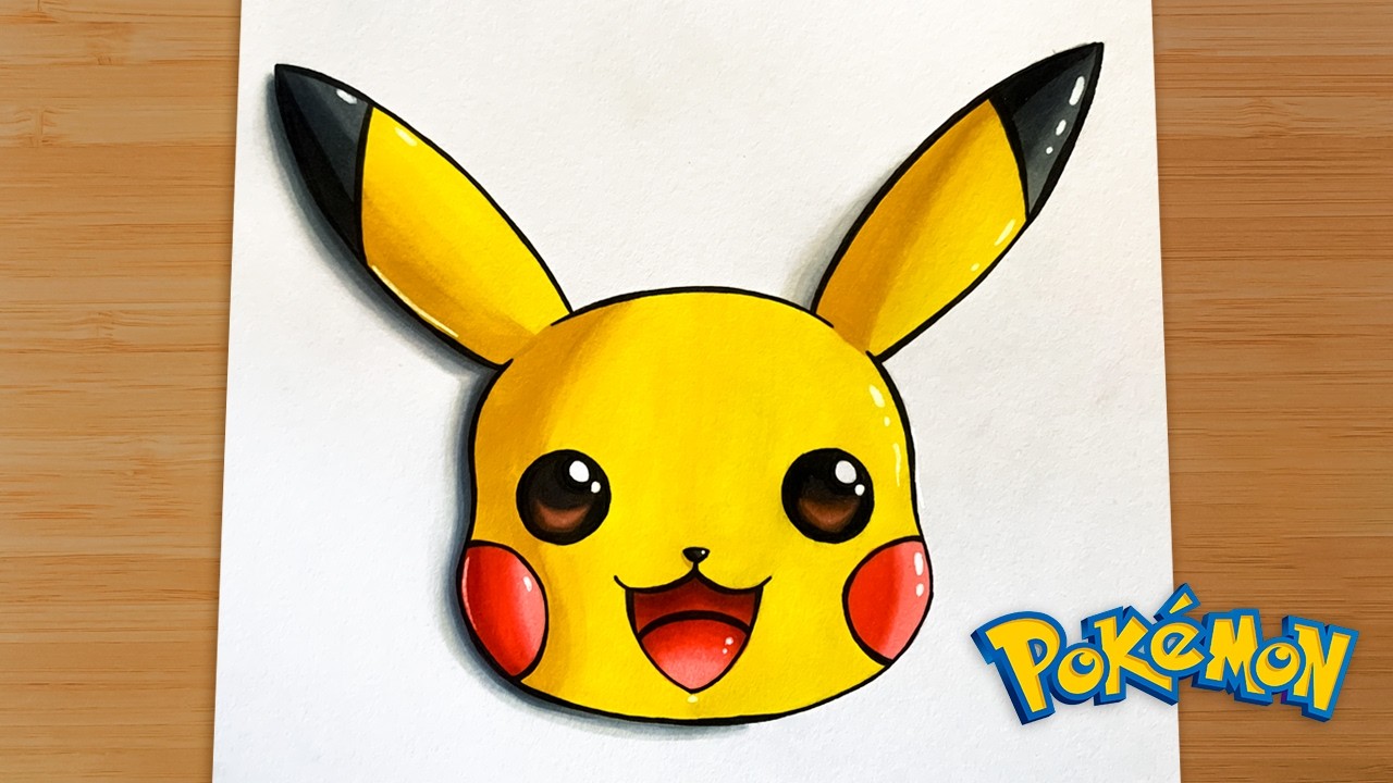 PINTANDO a PIKACHU con MARCADORES TOSHARE 🎨 - YouTube