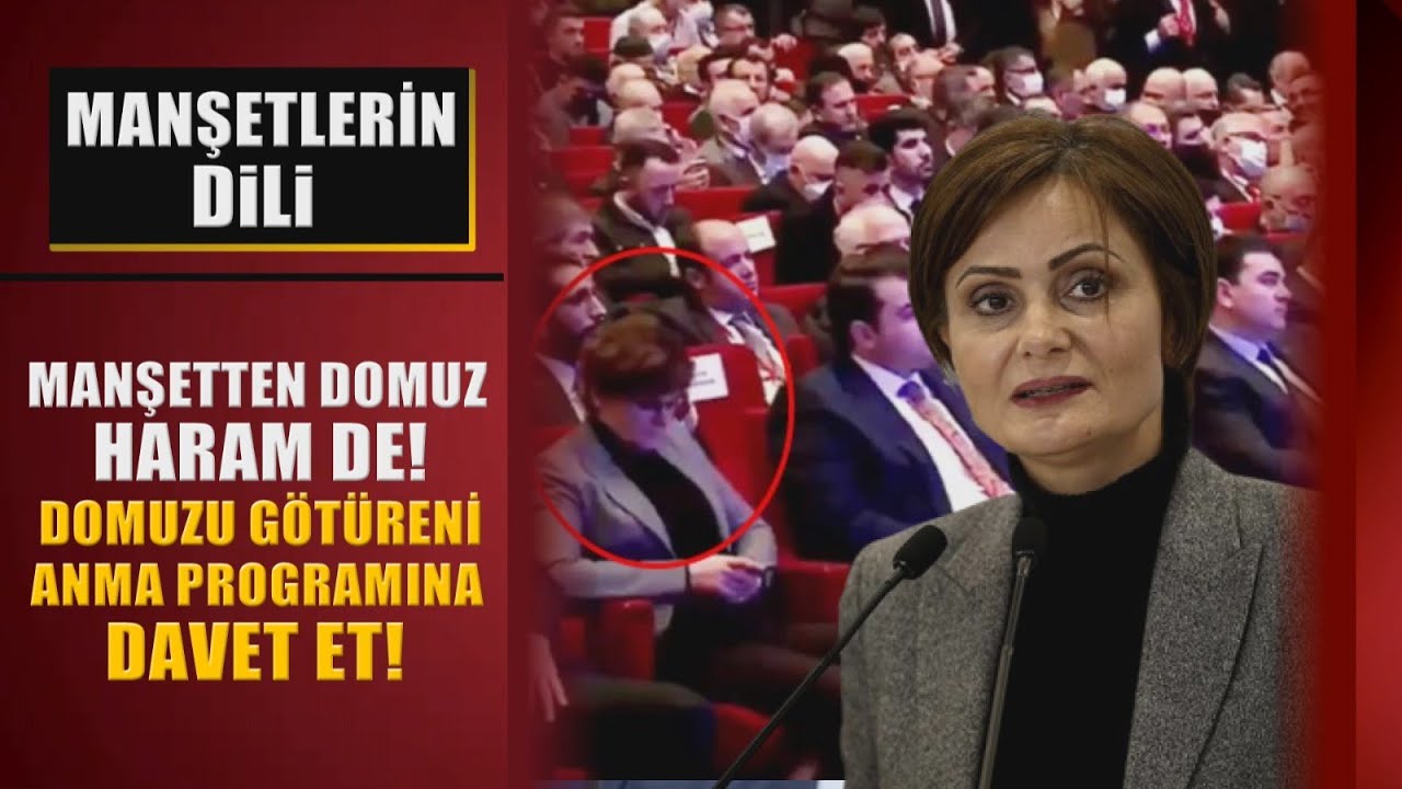 Manşetten domuz haram de ! Domuzu götüreni anma programına davet et ...