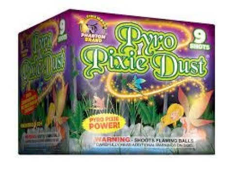 Pyro Pixie Dust 200 gram 9 Shot Firework - YouTube