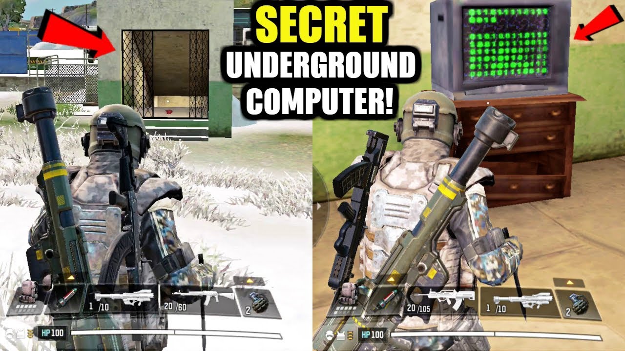 Call Of Duty Mobile : TOP SECRET Underground Location Revealed! HIDDEN ...