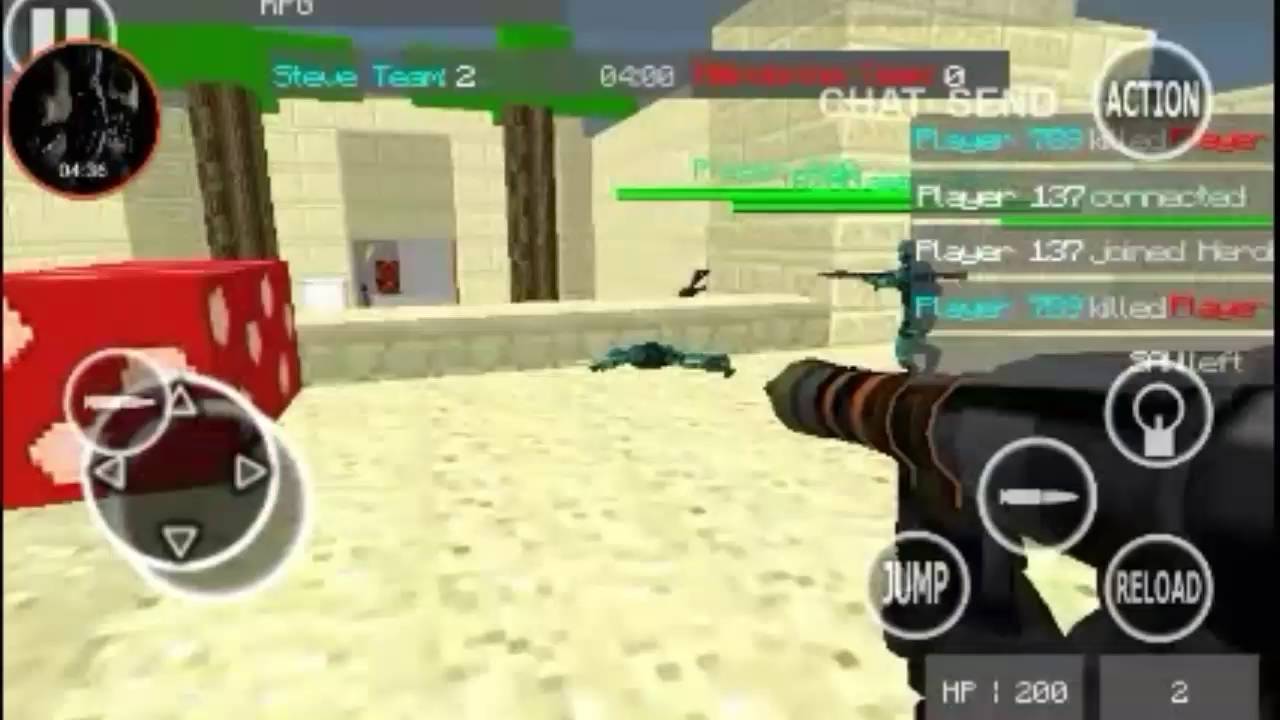 Pixel combat multiplayer gameplay #1 - YouTube