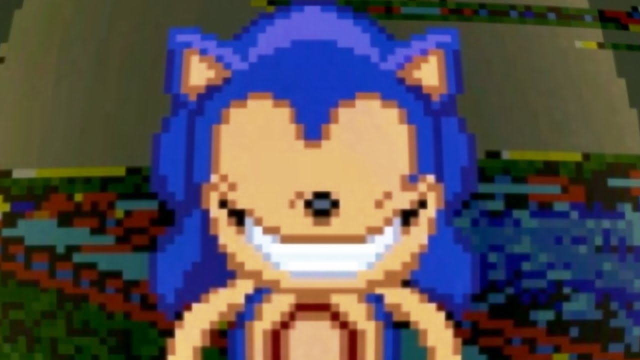 Sonic is all smiles ever since MetalSonic.exe appeared. - YouTube