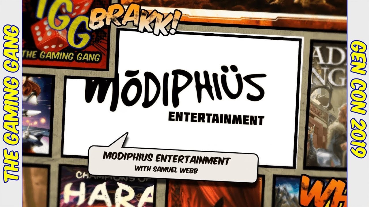 Visiting Modiphius Entertainment at Gen Con 2019 - YouTube