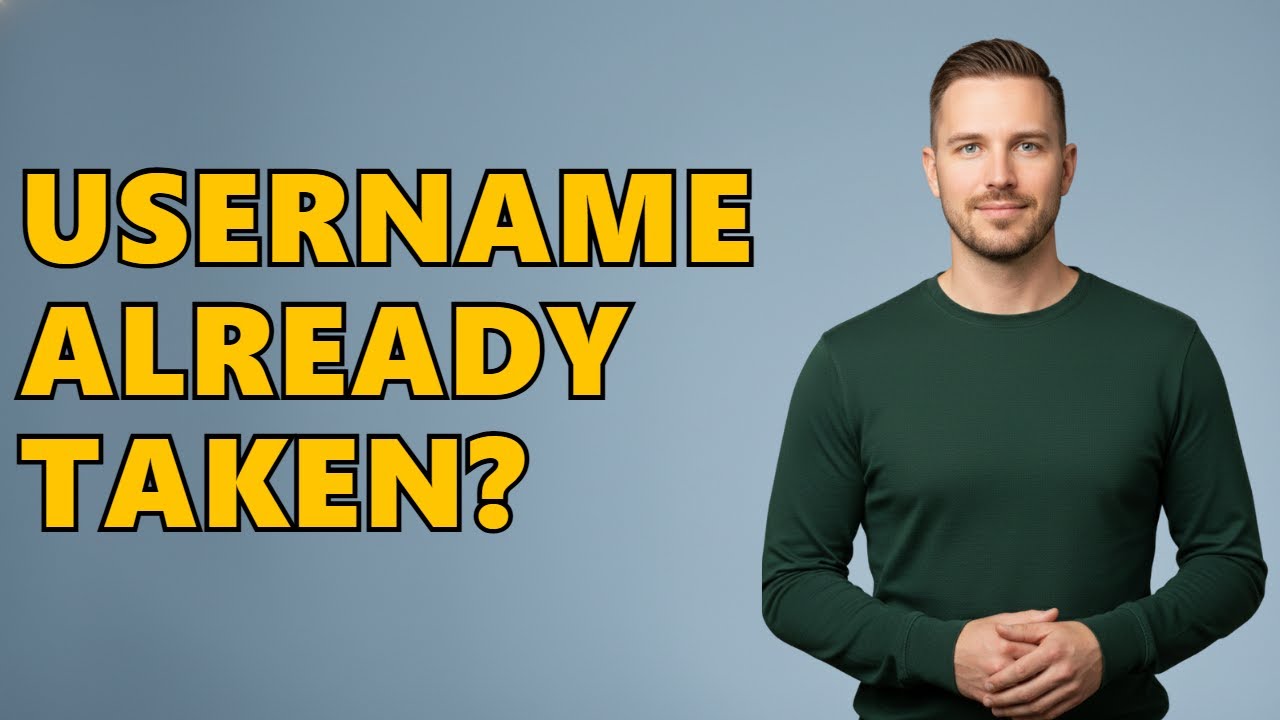 How Do I Choose A Good Gmail Username? - YouTube