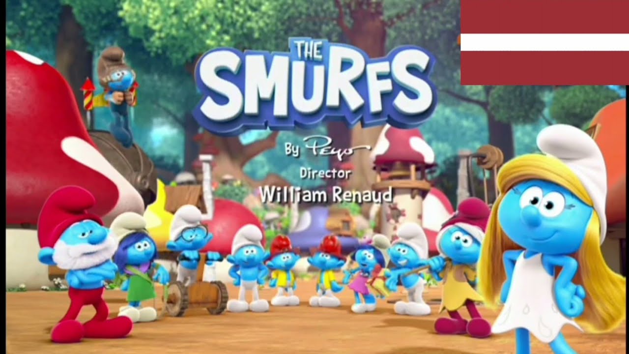 The Smurfs Los Pitufos (2021) intro Theme Song Tema Musical Opening in ...