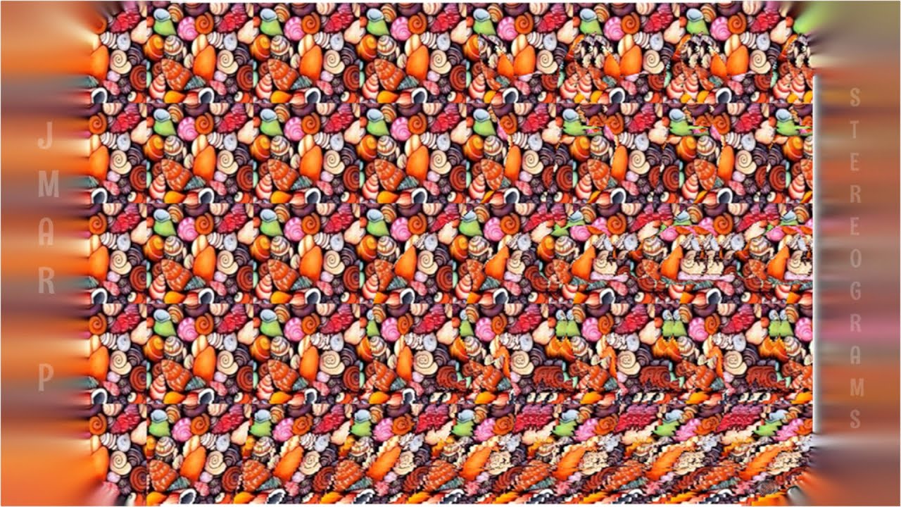 Cute Animal Stereogram, Switching Parallel and X-view. - YouTube