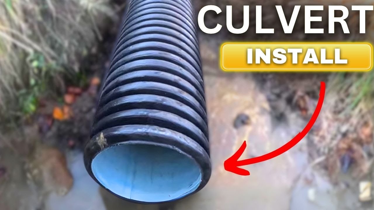 This Farm Culvert Crossing Makes Mowing MUCH Easier!!! - YouTube