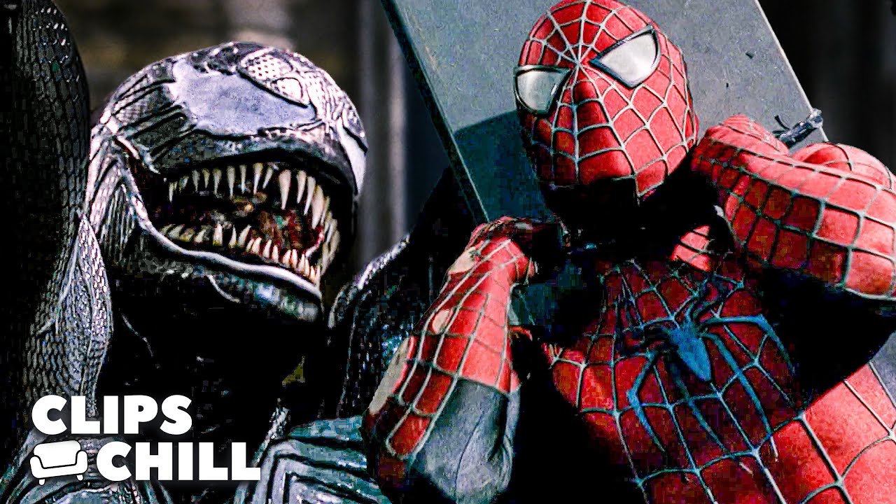 Spider-Man VS. Venom et Sandman | Spider-Man 3 (Tobey Maguire) - YouTube