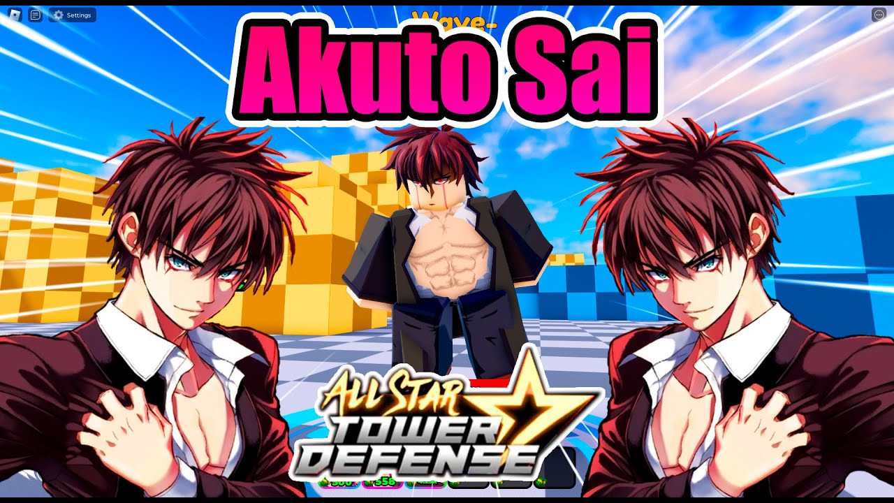 👹AKUTO SAI 6 STARS SHOWCASE🌟ALL STAR TOWER DEFENSE 🌟#ROBLOX - YouTube