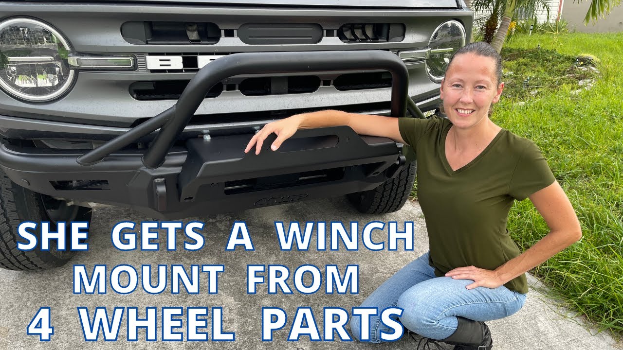 2021 BRONCO GETS THE NEXT STEP IN WINCH CAPABLE BUMPER FROM 4WP - YouTube