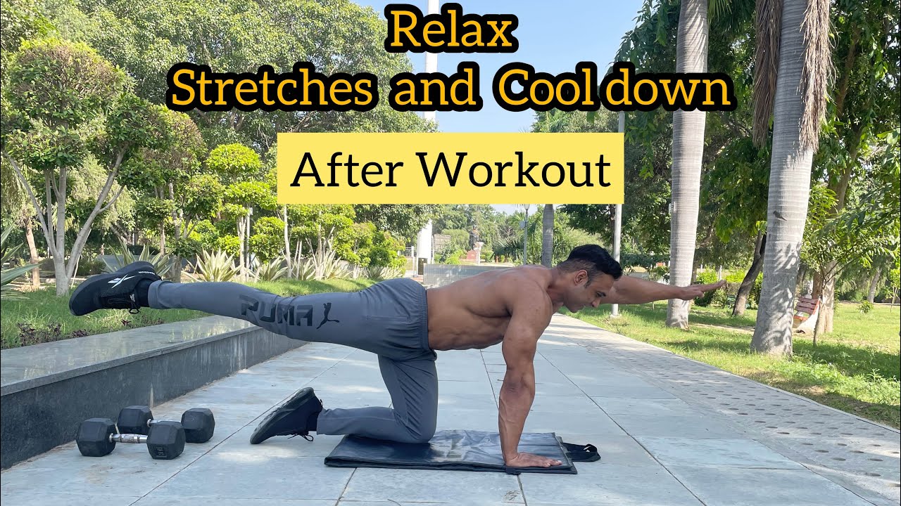 After Workout Cool Down And Stretches (Hold 10 sec each exercise n sets ...