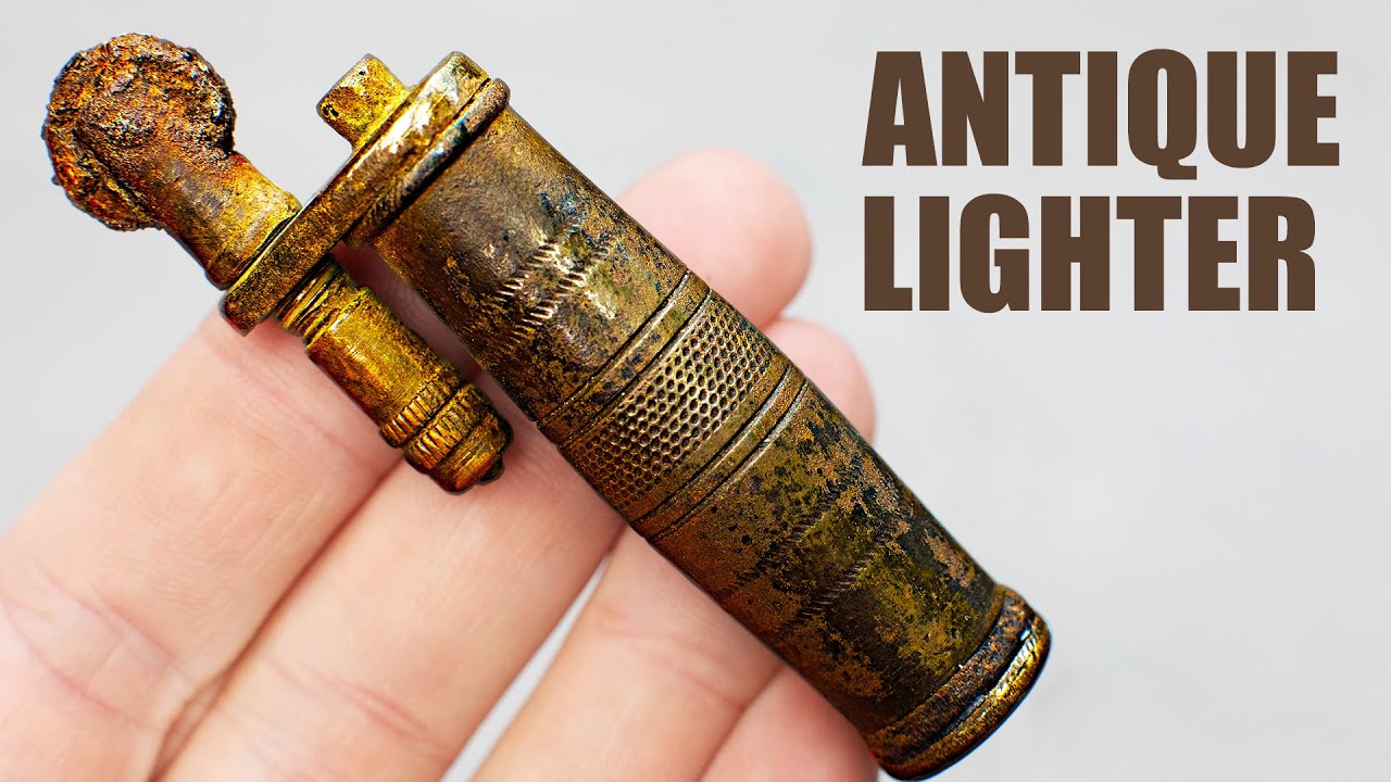 Rare Trench Lighter Restoration from World War I - YouTube