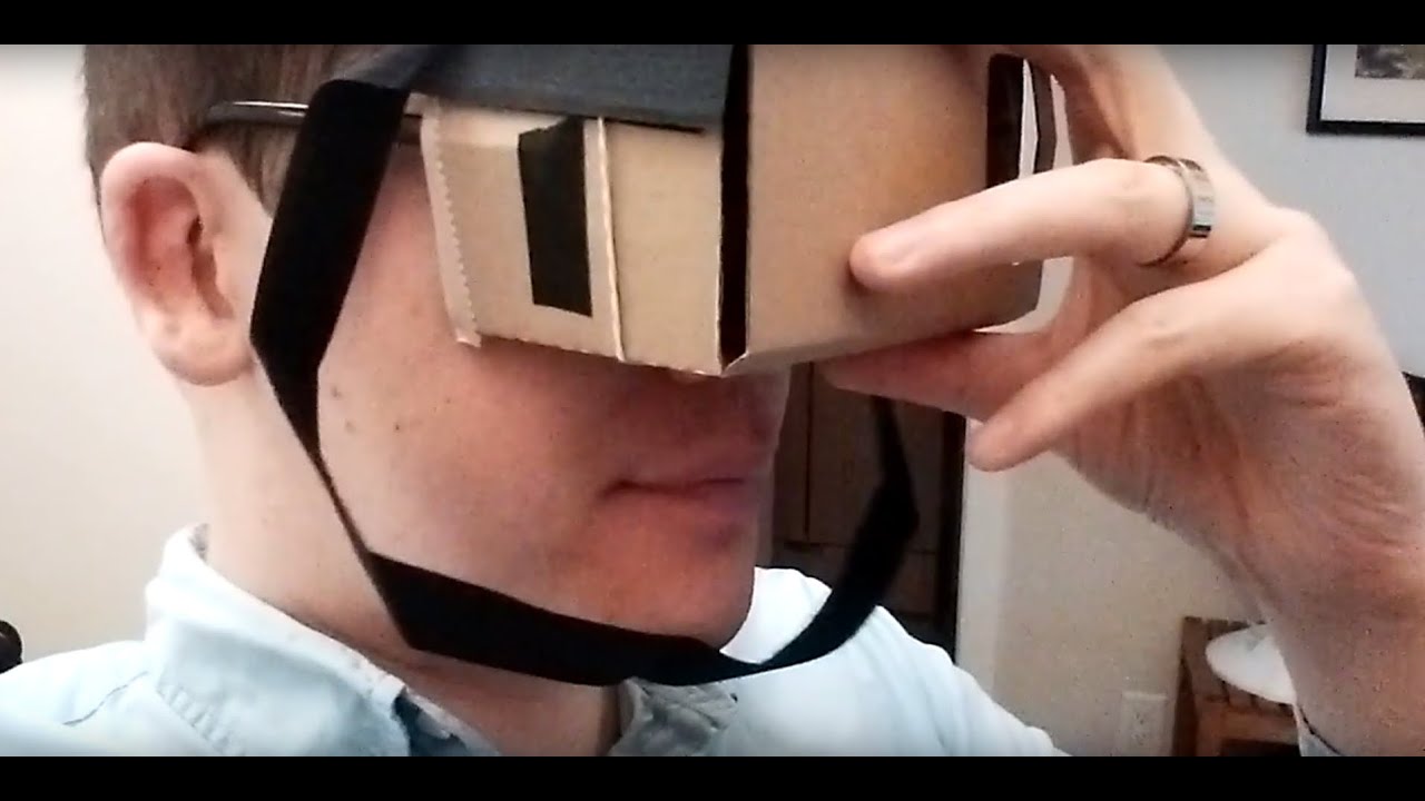 Review of Google Cardboard virtual reality cheap and awesome! - YouTube