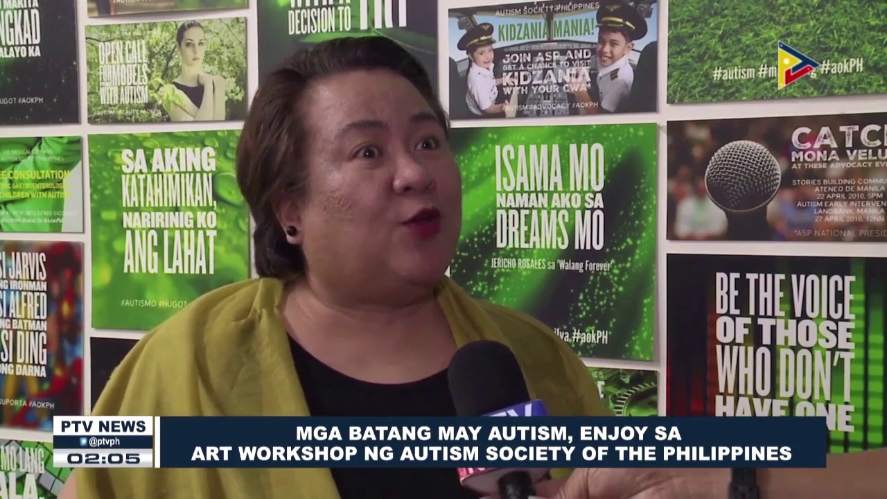 Mga batang may Autism, enjoy sa Art Workshop ng Autism Society of the ...