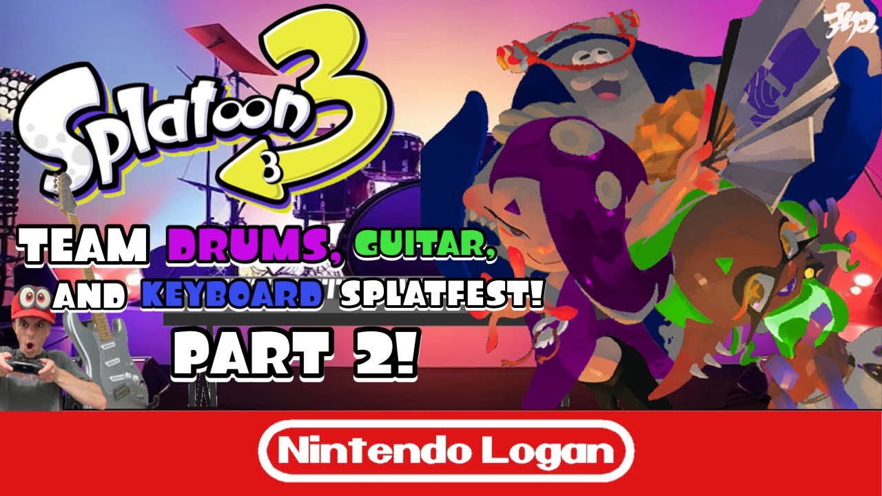 Splatoon 3 Team Drums, Guitar, and Keyboard Splatfest Live with Viewers ...