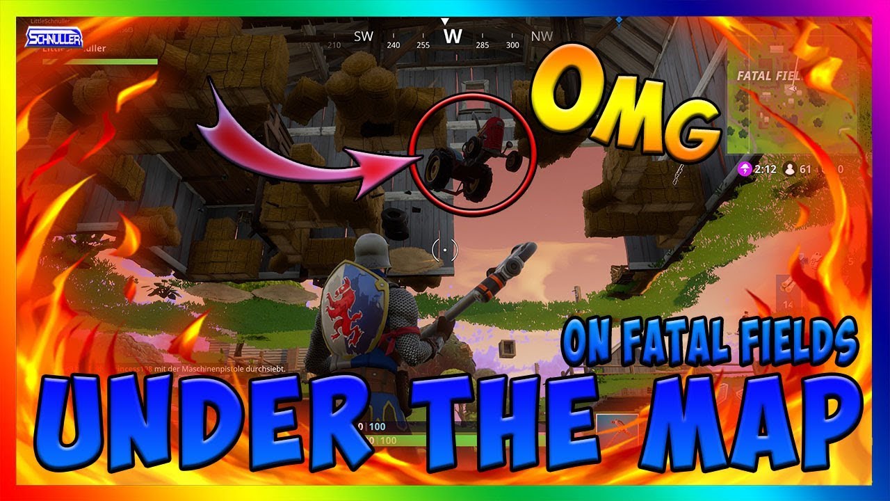UNDERGROUND GLITCH! - (FATAL FIELDS) FORTNITE UNDER THE MAP GLITCHES ...