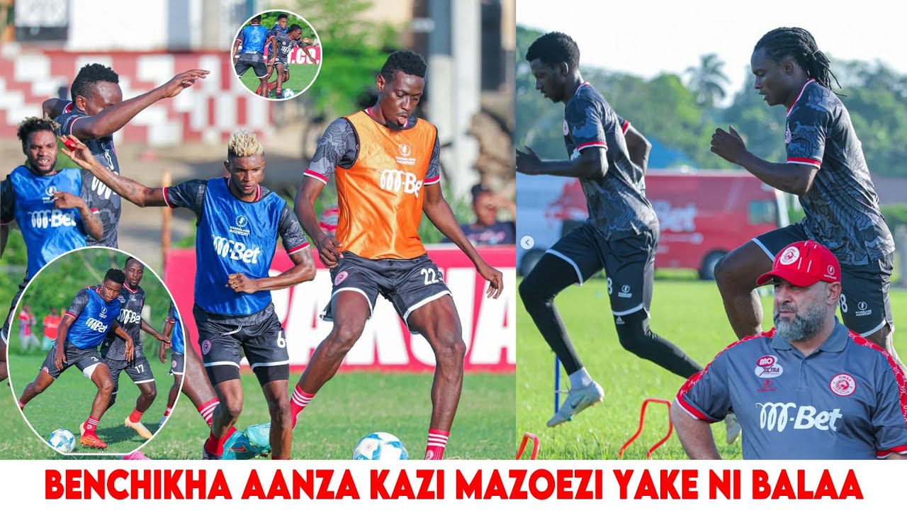 Wow! TAZAMA UFUNDI WA KOCHA MPYA WA SIMBA BENCHIKHA WACHEZAJI WAMEANZA ...