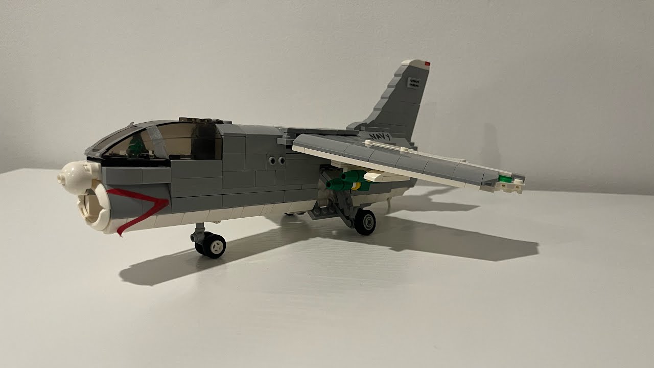 Lego A-7E Corsair II - YouTube