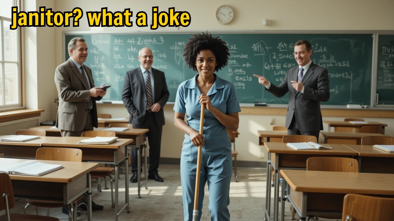 Professor Ridicules Black Custodian with Math Problem, Stunned When She Solves It in Seconds ...