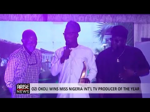 Ozi Okoli Wins Miss Nigeria International TV Producer of the Year - YouTube