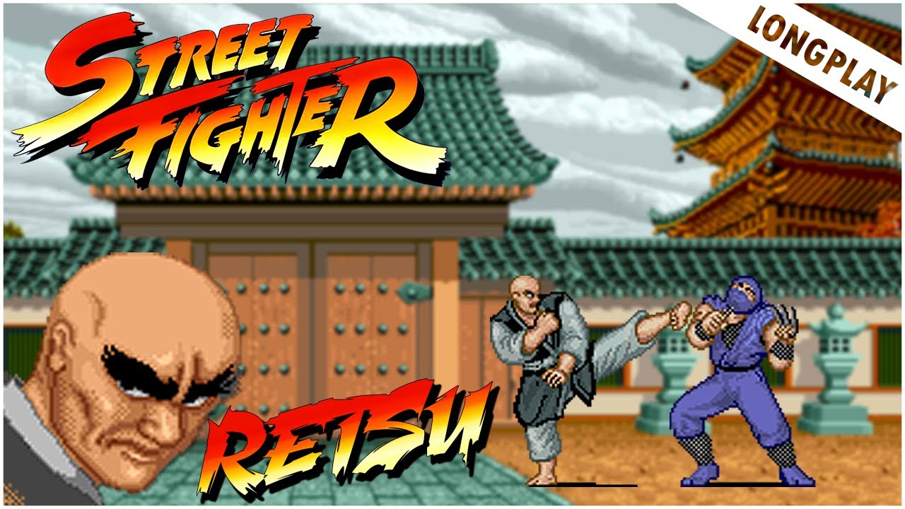 Street Fighter 1 (Arcade) - Play as Retsu - YouTube