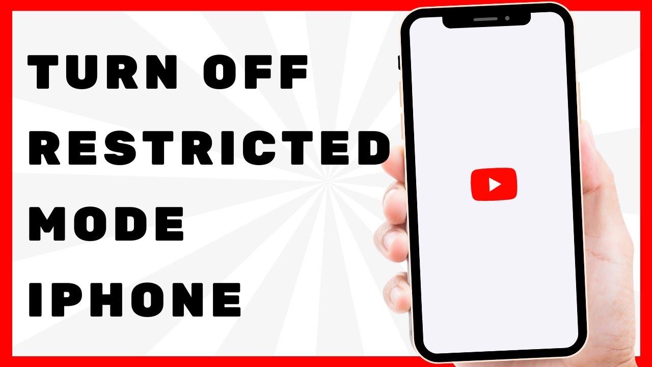 How to Turn Off Restricted Mode on YouTube iPhone - YouTube