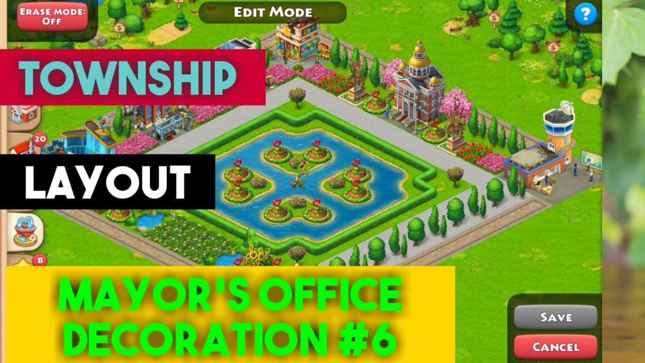 Township Design Ideas | Mayor's Office Decoration | Township Level 58 ...