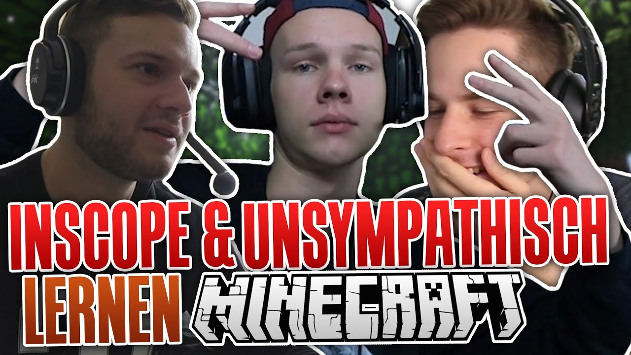 INSCOPE & UNSYMPHATISCH LERNEN MINECRAFT - YouTube