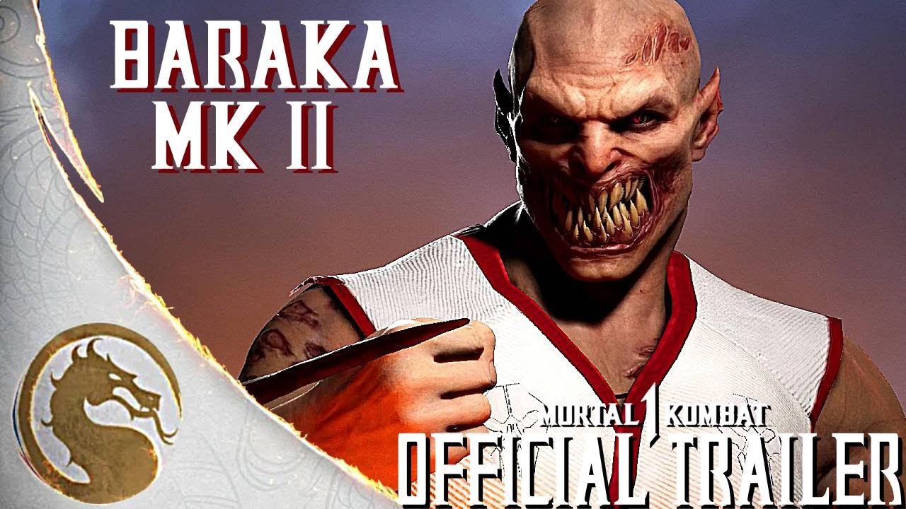 MK2 Baraka Is Back! MK1 Gameplay Trailer🔥🎮#baraka #mk1 #mortalkombat #mk2 - YouTube