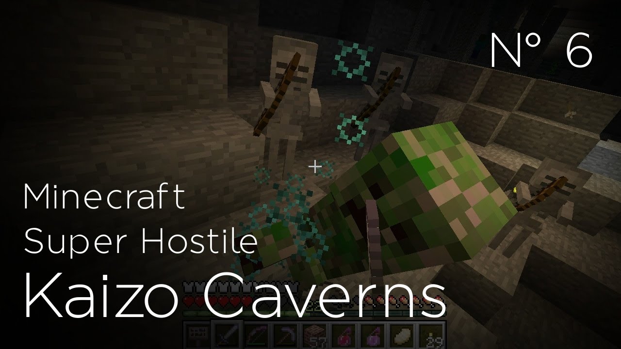 Minecraft Super Hostile : Kaizo Caverns - Episode 6 - YouTube