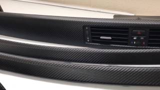 M-Tec Dynamics - Black Carbon Fibre Fabric with Matt Black Centre Console E90 M3 Look
