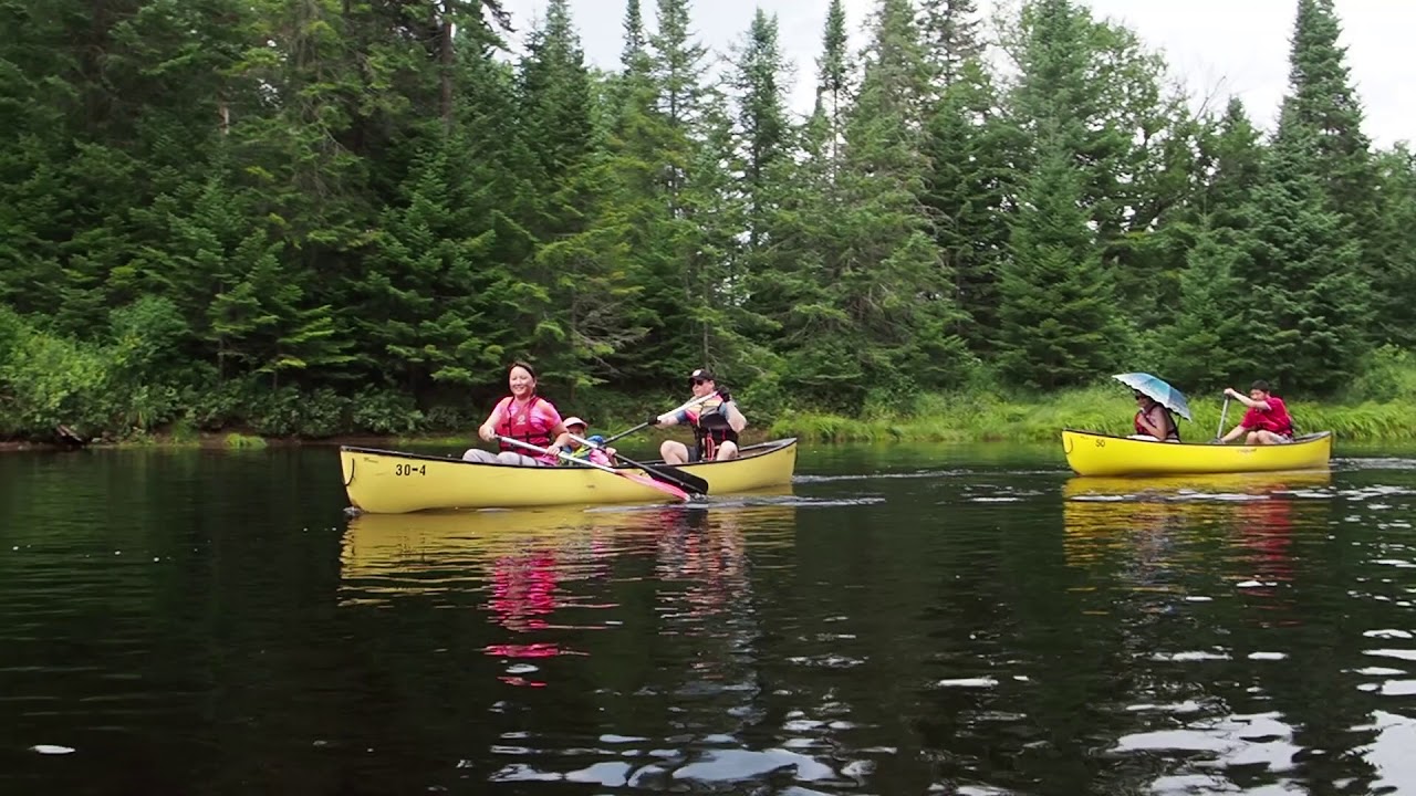 Paddling on Le Riviere Diable in Parc National du Mont-Tremblant - YouTube