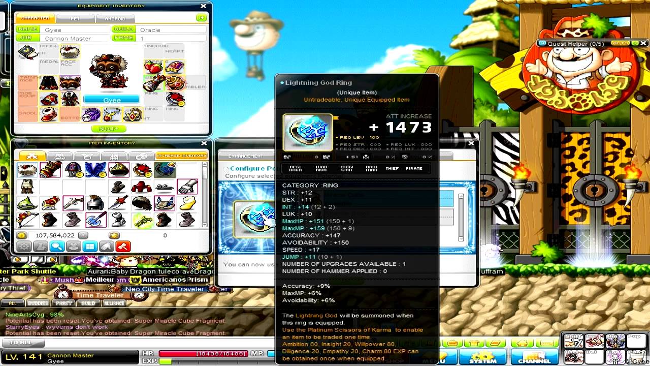 [MapleStory ExtaliaMS] Legendary Potential & ICOG Removal! - YouTube