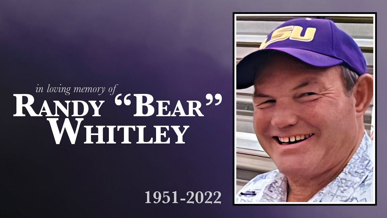 Randy Whitley Memorial Video - YouTube