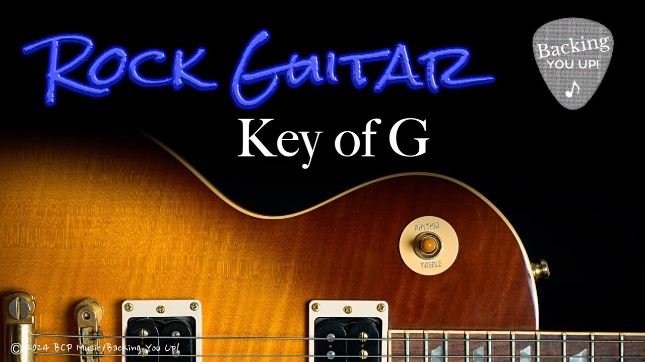 Classic Guitar Rock Guitar Backing Track in G Major - YouTube