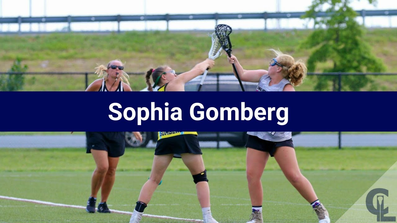 Sophia Gomberg Lacrosse Highlights - MD 2024 - Mid. Draw - YouTube
