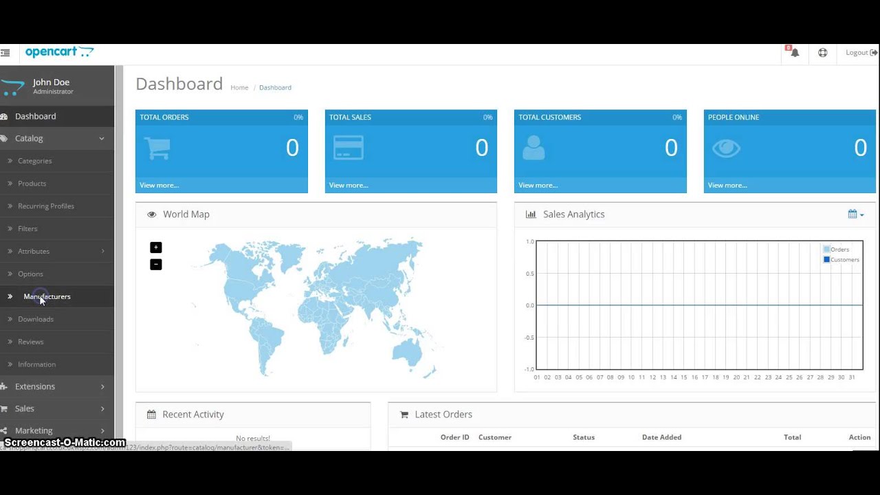 Editing modules in OpenCart (Part 8) - YouTube
