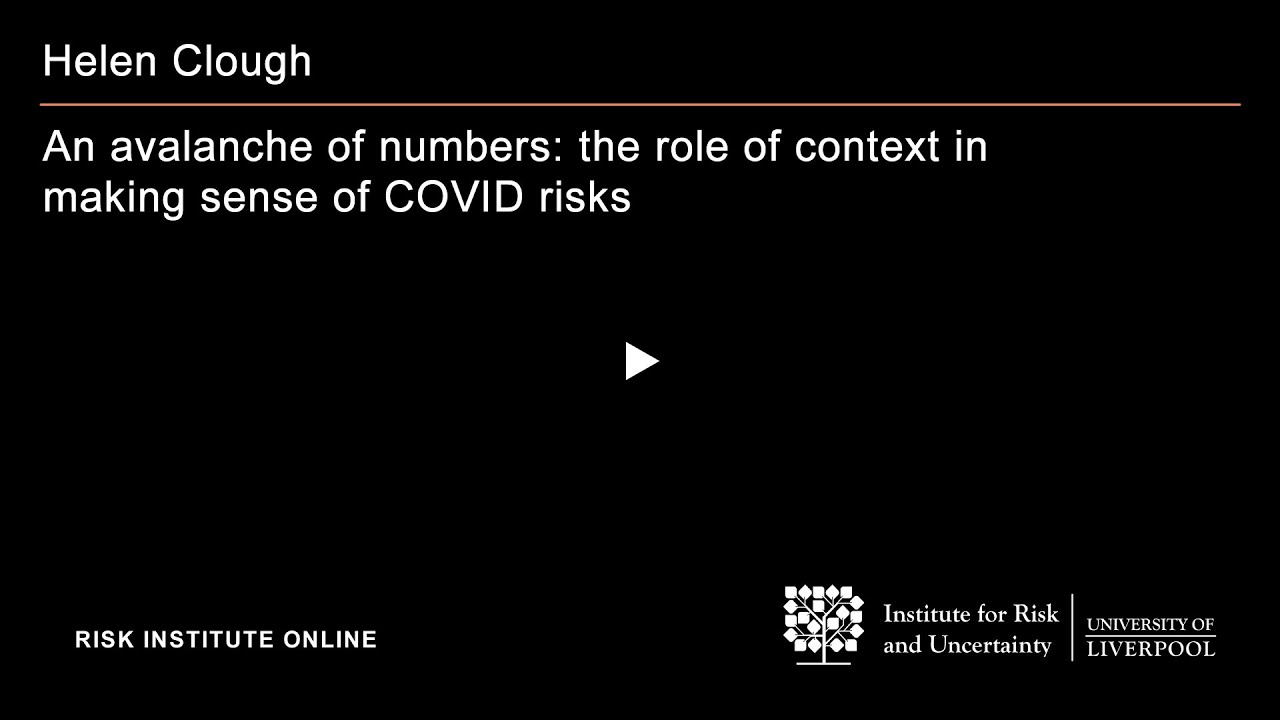 Helen Clough: An avalanche of numbers: the role of context in making ...
